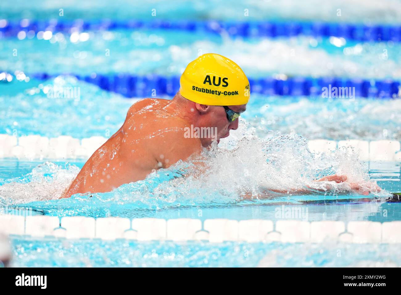 Australia's Zac Stubblety-Cook during the Men's 200m Breaststroke heats ...