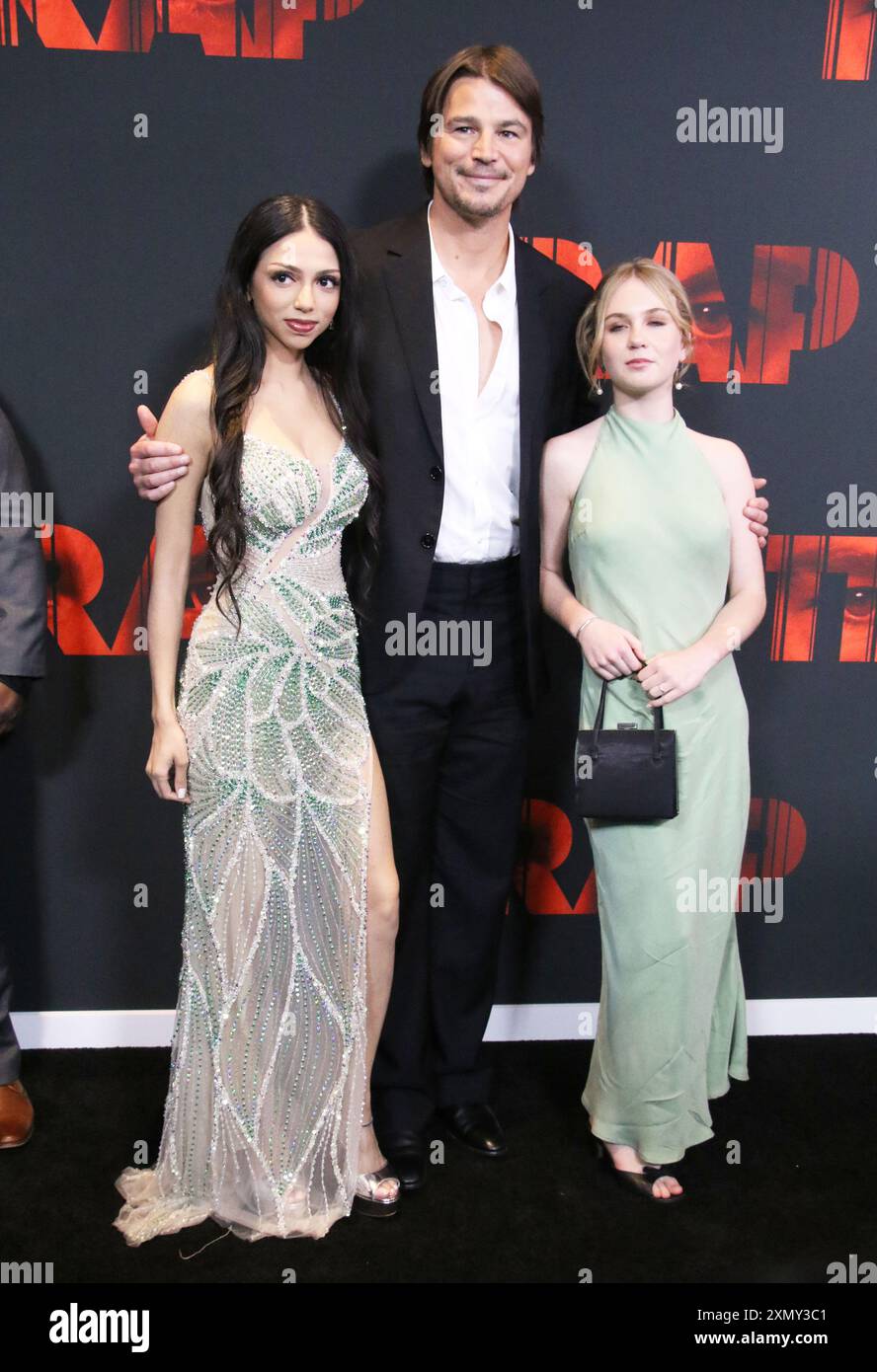 Saleka Shyamalan, Josh Hartnett and Ariel Donoghue attend Warner Bros ...