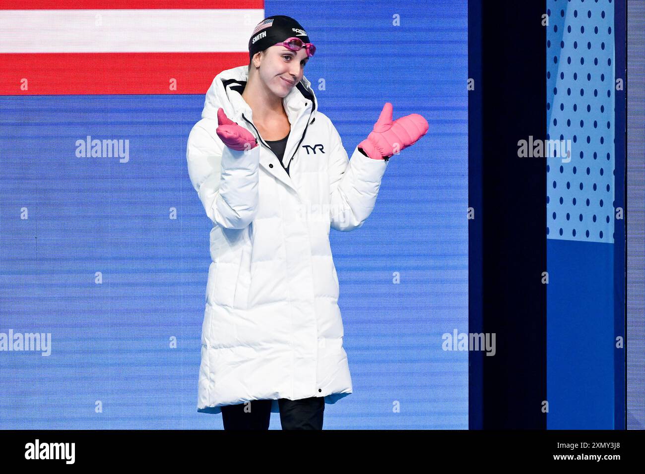 Paris, France. 29th July, 2024. Regan Smith of United States prepares ...