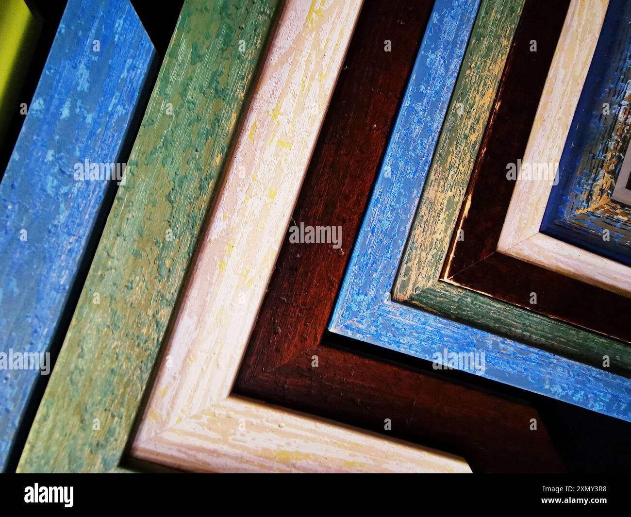 texture from the old frames as new background Stock Photo - Alamy