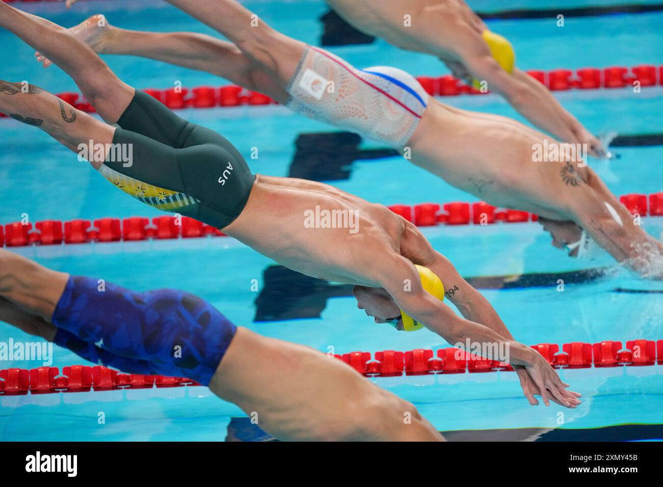 Zac Stubblety-Cook, of Australia, competes during a heat in the men's ...
