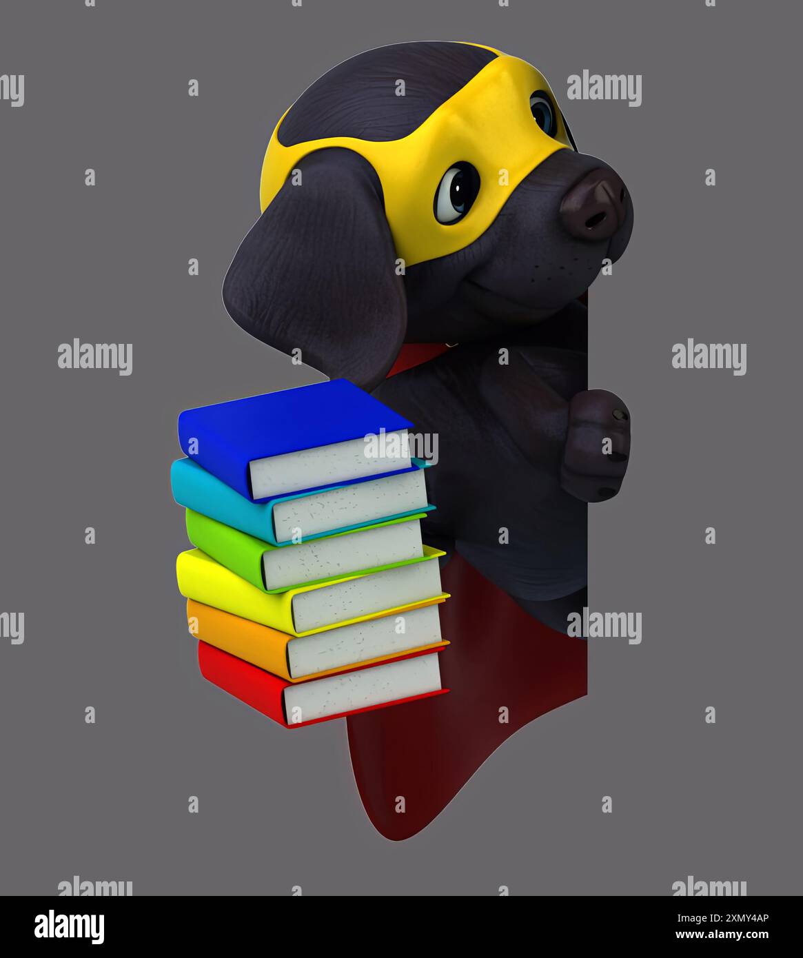 Cartoon school book superhero hi-res stock photography and images - Alamy