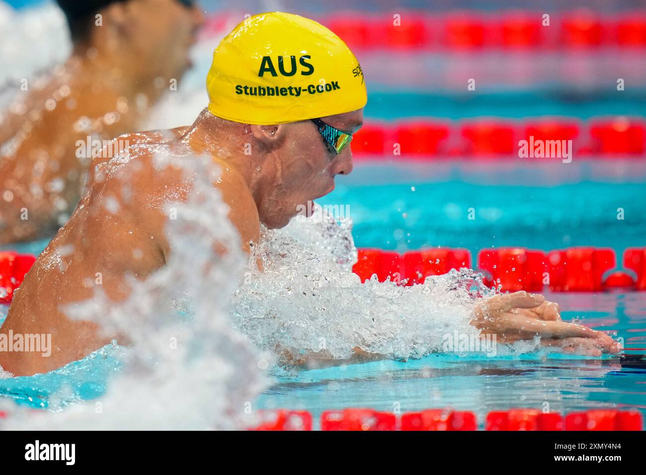 Zac Stubblety-Cook, of Australia, competes during a heat in the men's ...