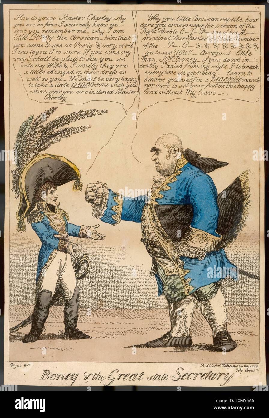 FOX AND NAPOLEON Stock Photo - Alamy