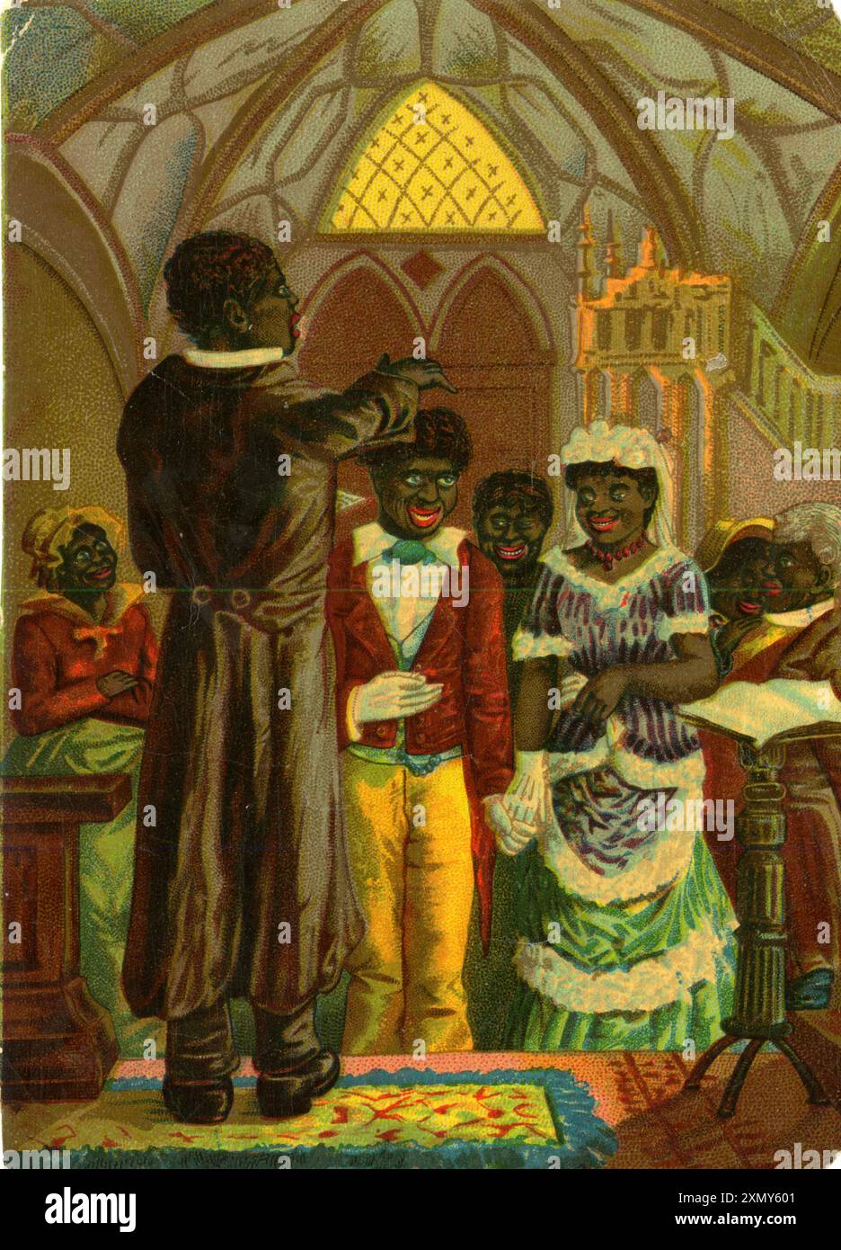 American Racial Stereotypes - The Wedding Stock Photo - Alamy