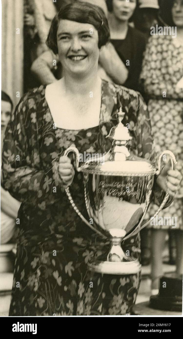 Miss Winifred Brown - winner King?s Cup Air Race Stock Photo - Alamy