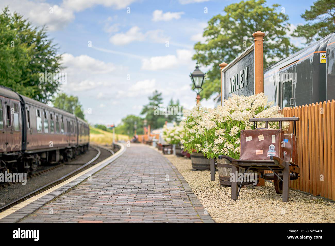 Arley platform gardens hi-res stock photography and images - Alamy
