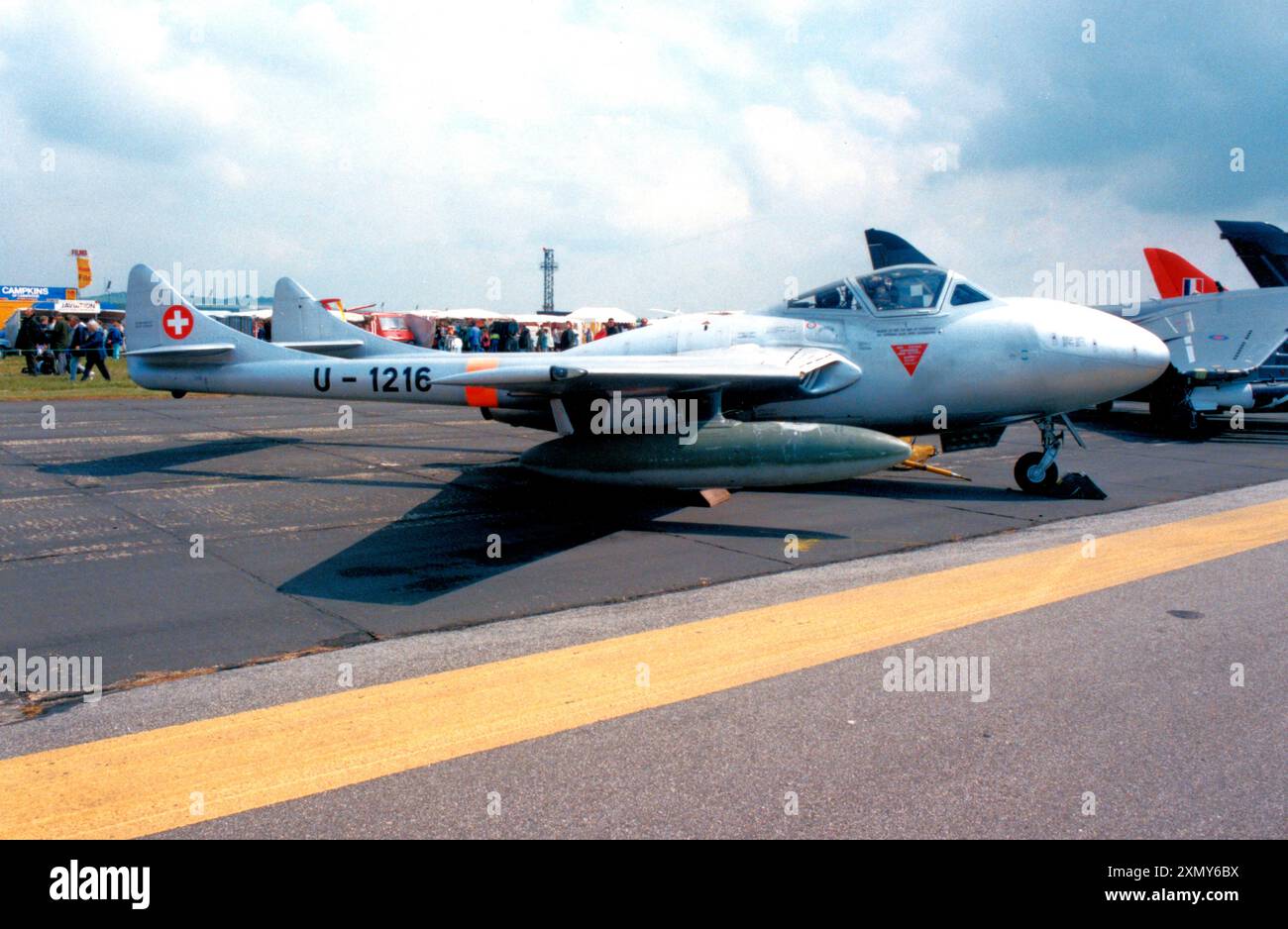 de Havilland DH.115 Vampire Trainer T.55 U-1216 Stock Photo - Alamy