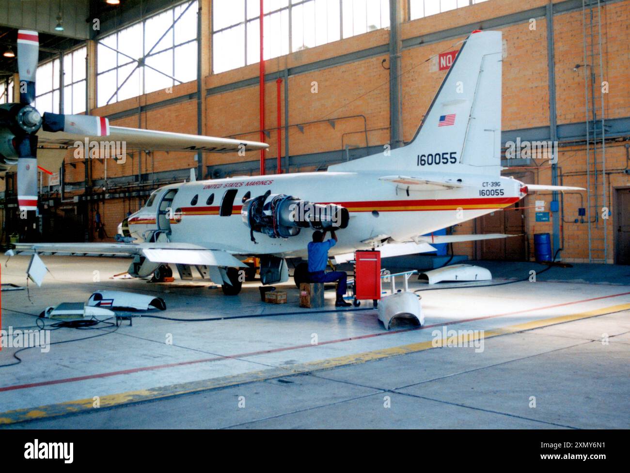 North American Rockwell CT-39G Sabreliner 160055 Stock Photo - Alamy