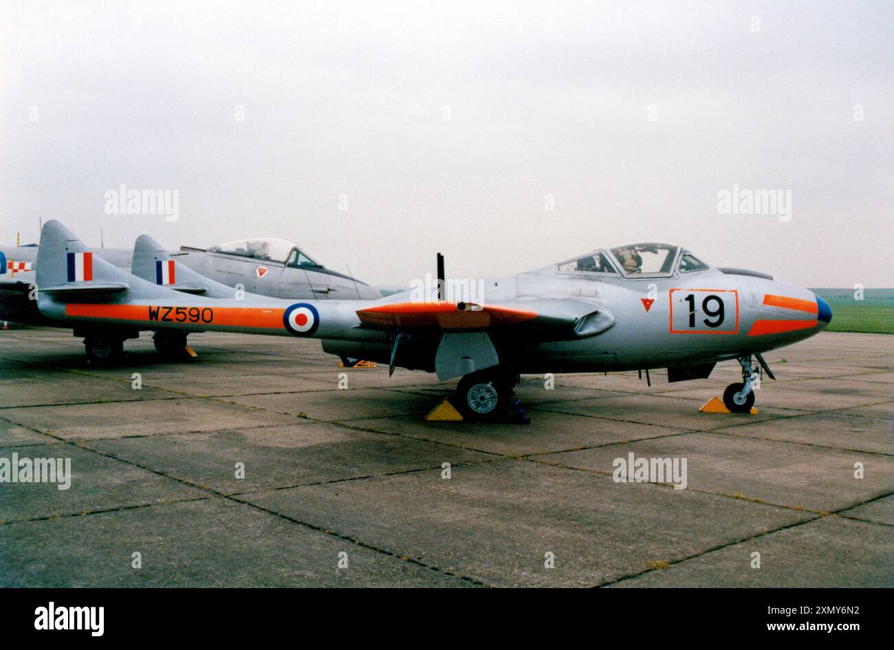 de Havilland DH.115 Vampire Trainer T.11 WZ590 Stock Photo - Alamy