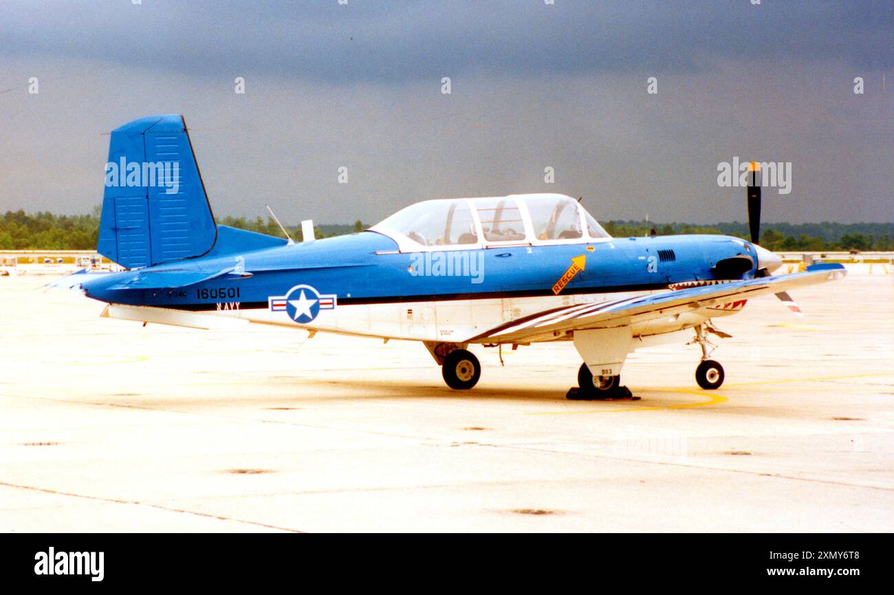 Beech T-34C Turbo-Mentor 160501 Stock Photo - Alamy