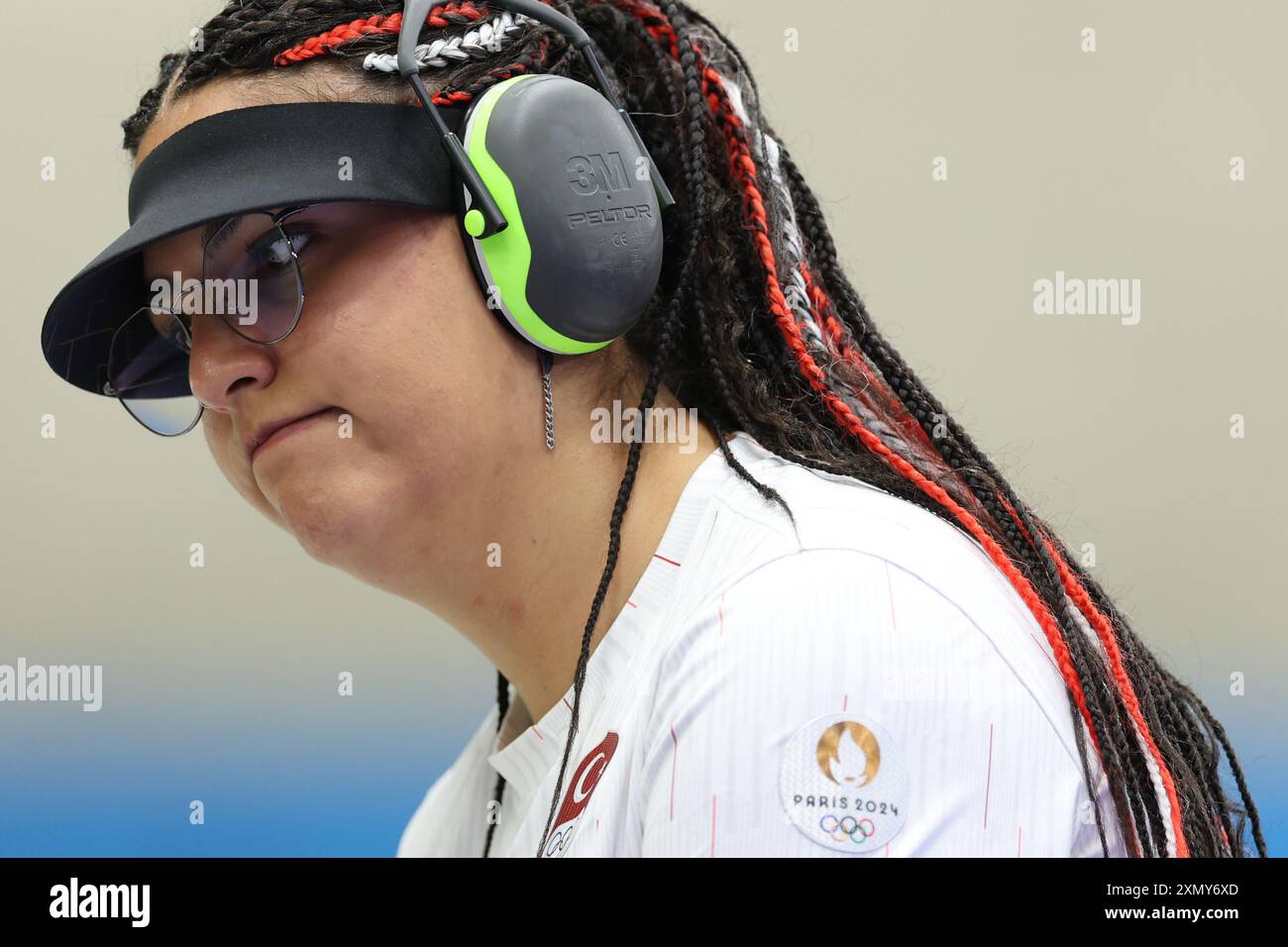 Chateauroux, France. 30th July, 2024. Sevval Ilayda Tarhan of T¨¹rkiye ...