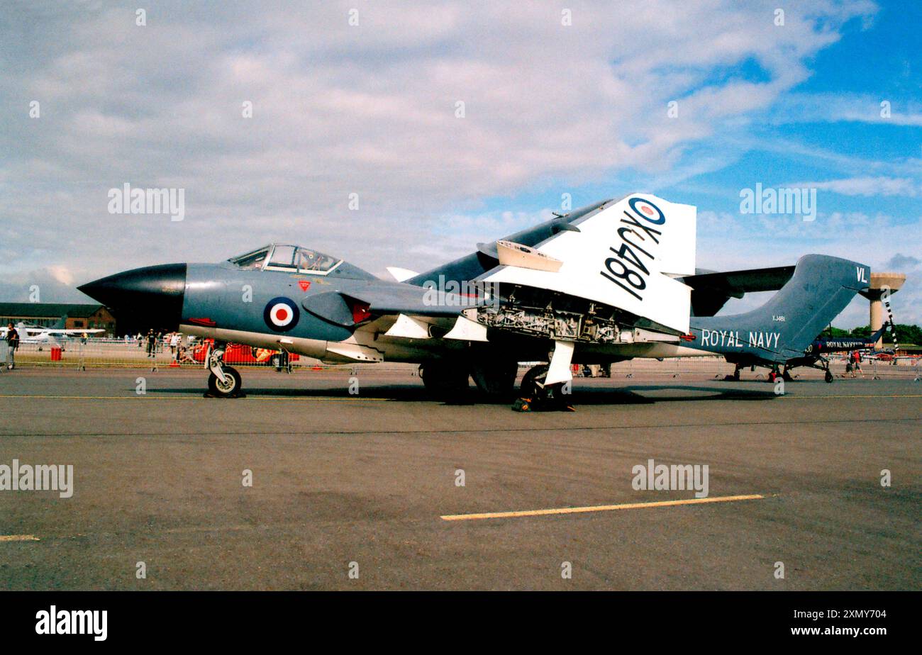 de Havilland DH.110 Sea Vixen FAW.1 XJ481 Stock Photo - Alamy