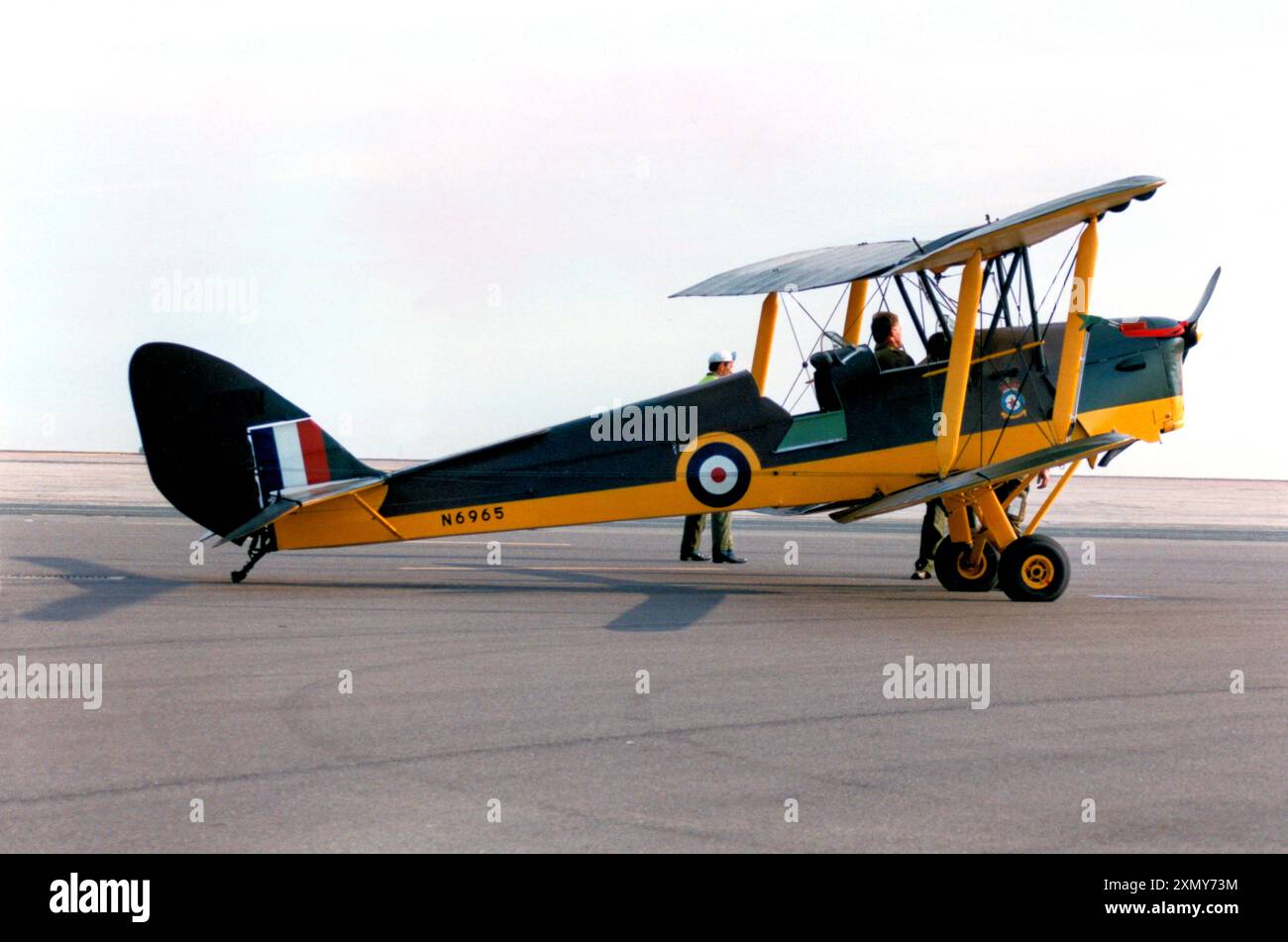de Havilland DH.82A Tiger Moth G-AJTW / N6965 Stock Photo - Alamy