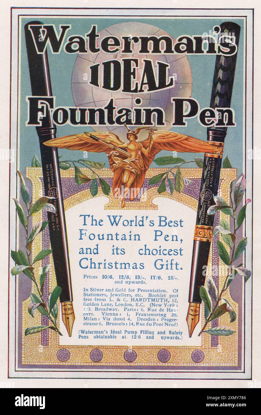 Fountain pen 1900s hi-res stock photography and images - Alamy