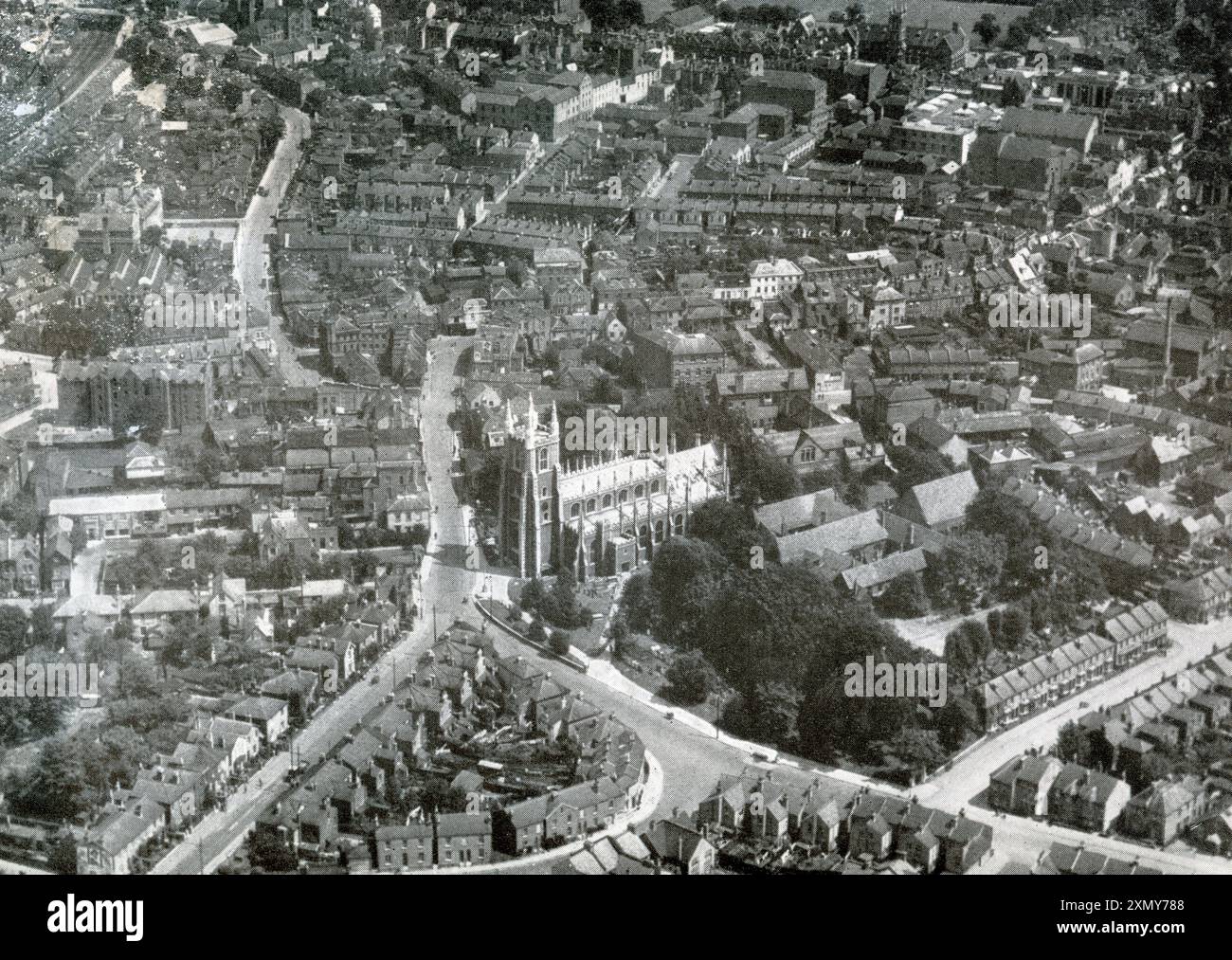 Aerial View of Croydon, Surrey Stock Photo - Alamy