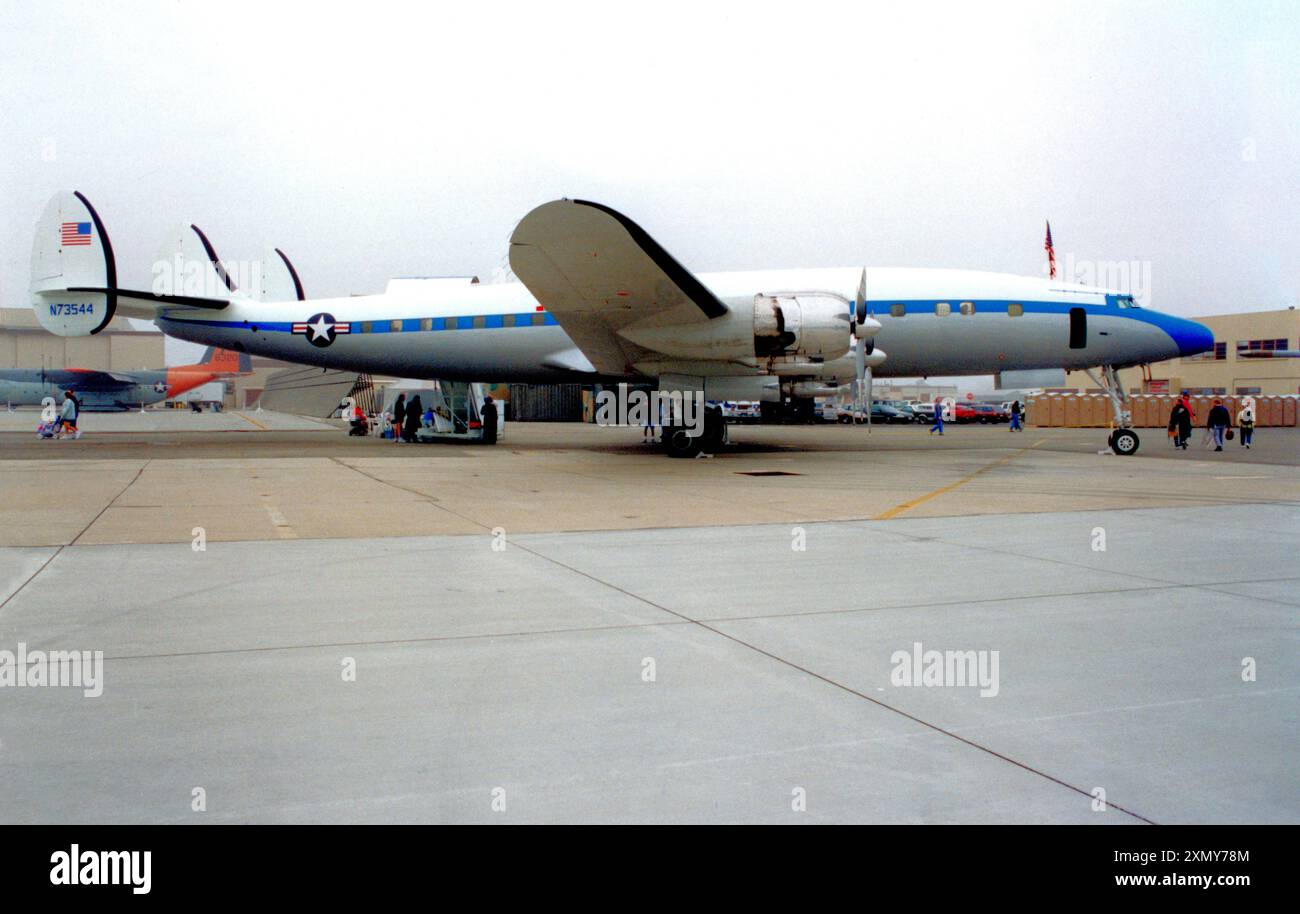 Lockheed C-121C Super Constellation N73544 Stock Photo - Alamy