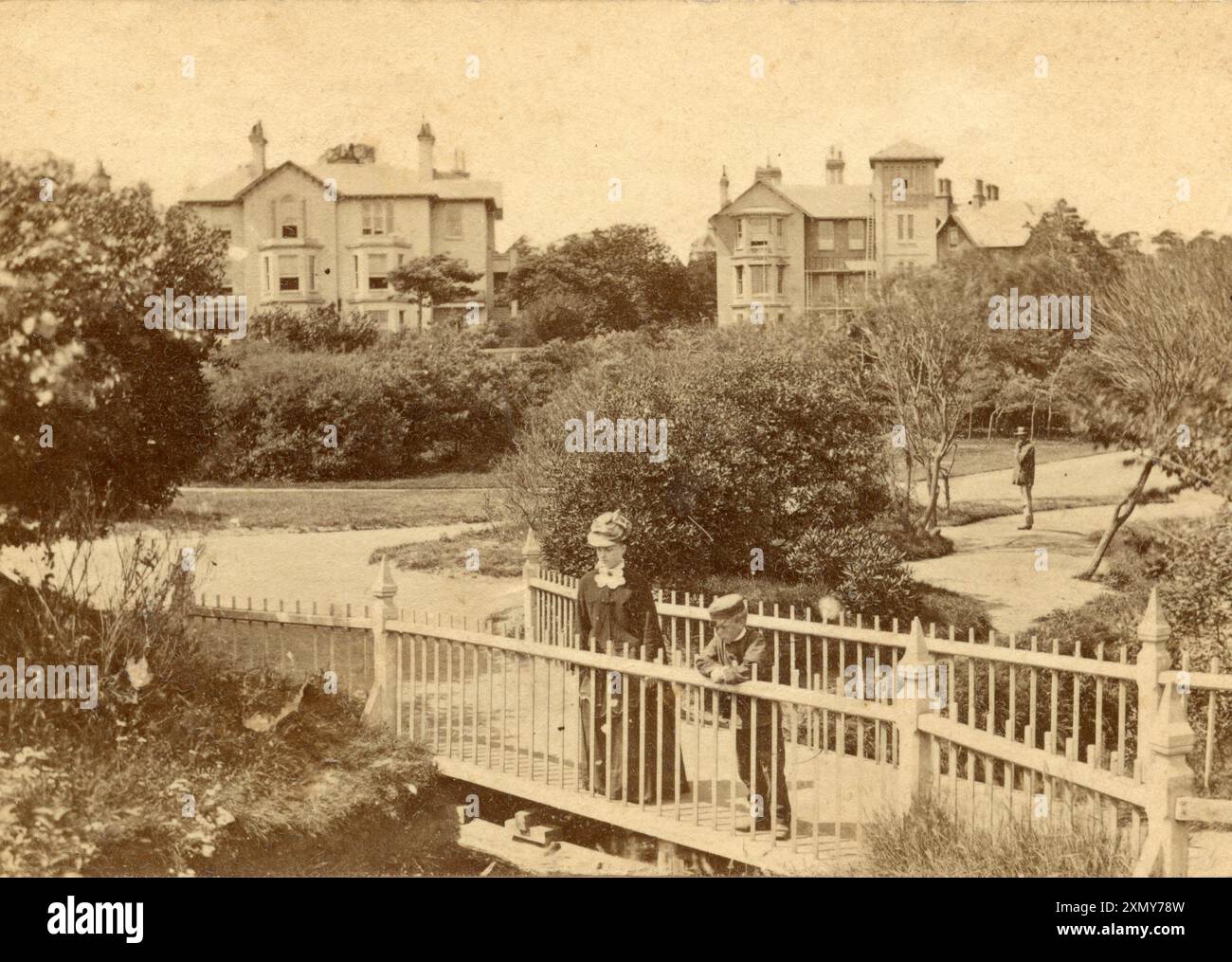 Bridge in bournemouth gardens hi-res stock photography and images - Alamy