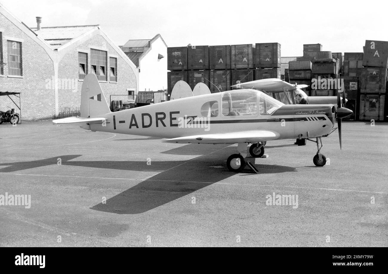 Ambrosini F.7 Rondone II I-ADRE Stock Photo - Alamy