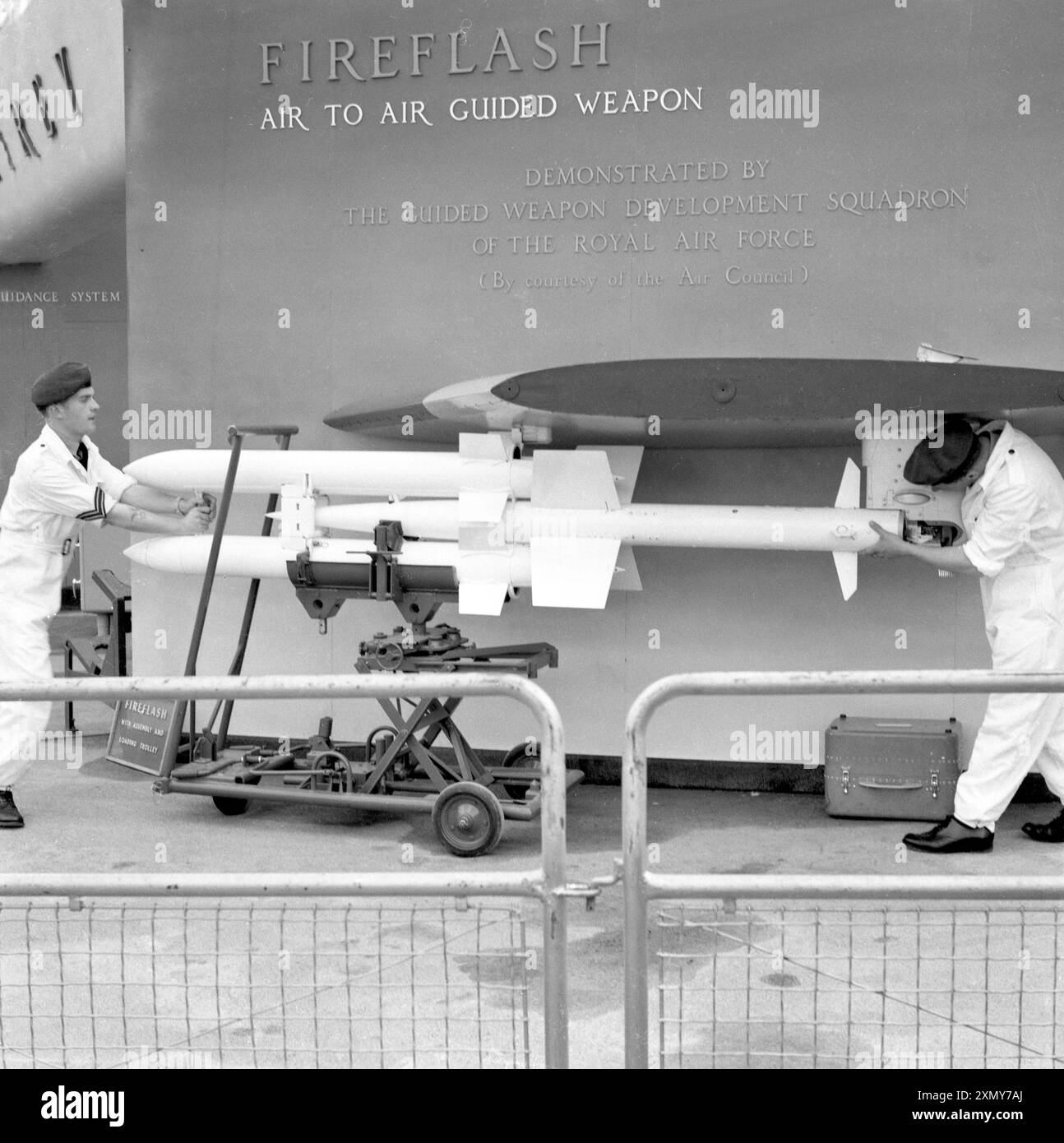 Fairey Fireflash Air-Air-Missile Stock Photo - Alamy