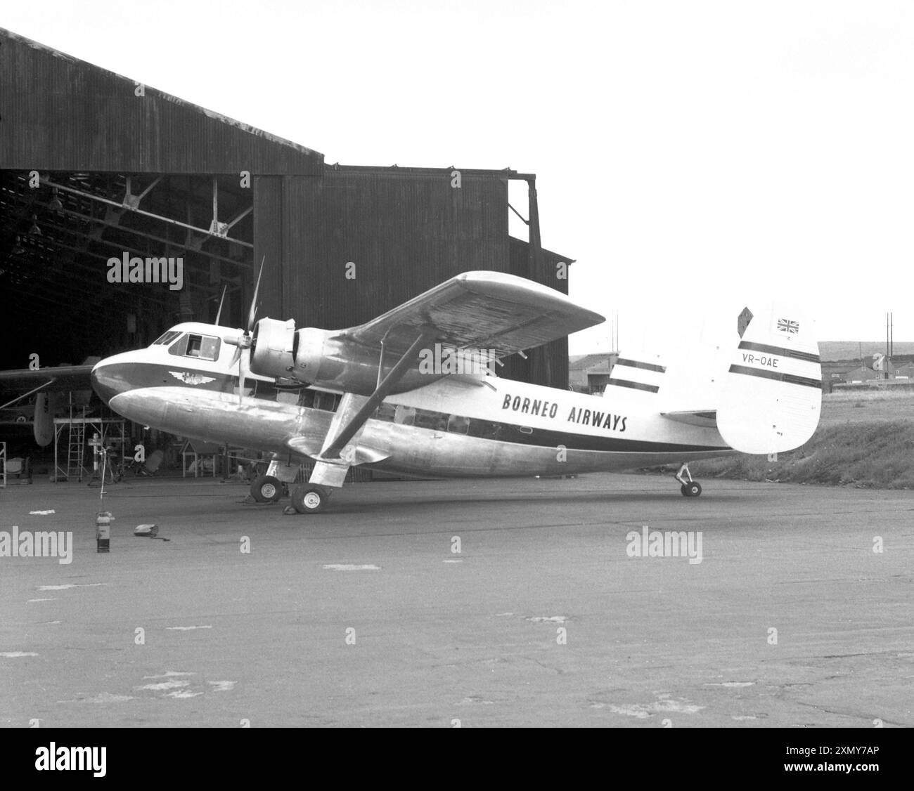 Scottish Aviation Twin Pioneer 1 VR-OAE Stock Photo - Alamy