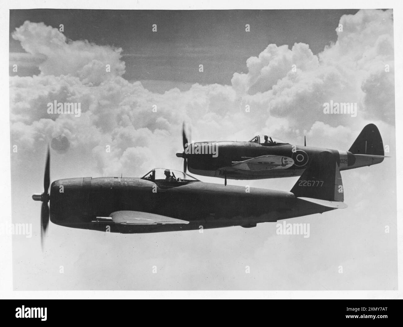 Republic P-47D Thunderbolt 42-26777 and RAF Thunderbolt MkII Stock ...