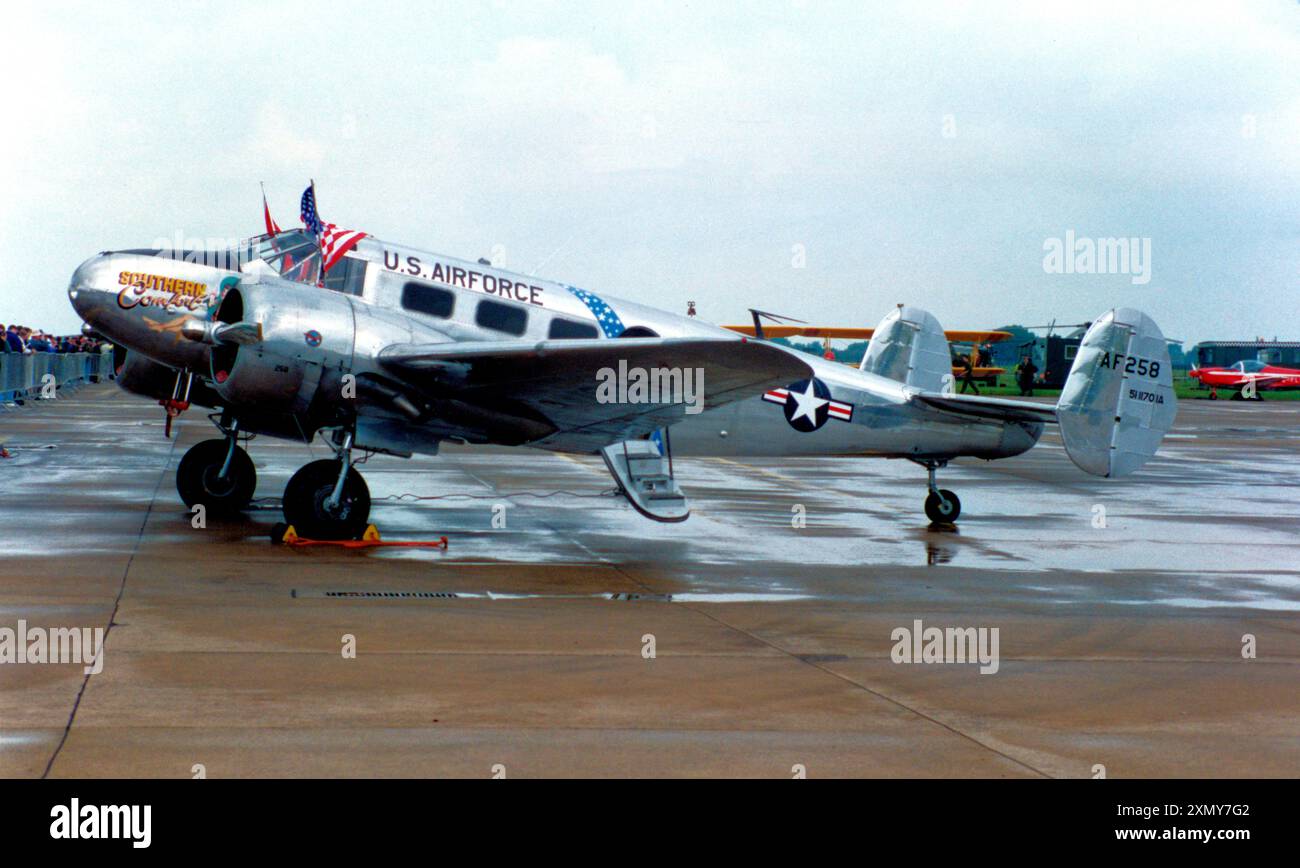 Beech c 45 aircraft hi-res stock photography and images - Alamy