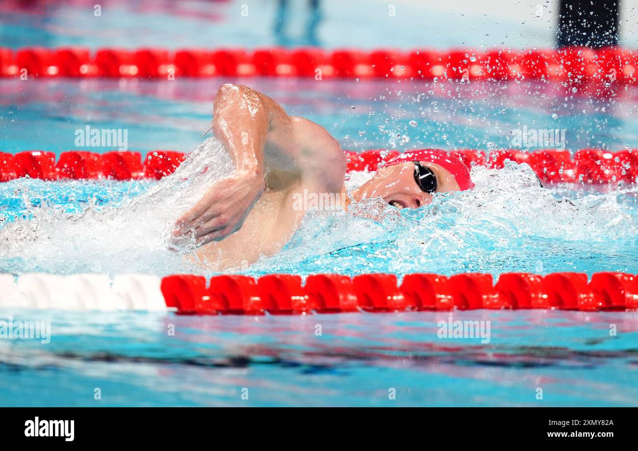 Great Britain's Tom Dean during the Men's 4 x 200m Freestyle Relay ...