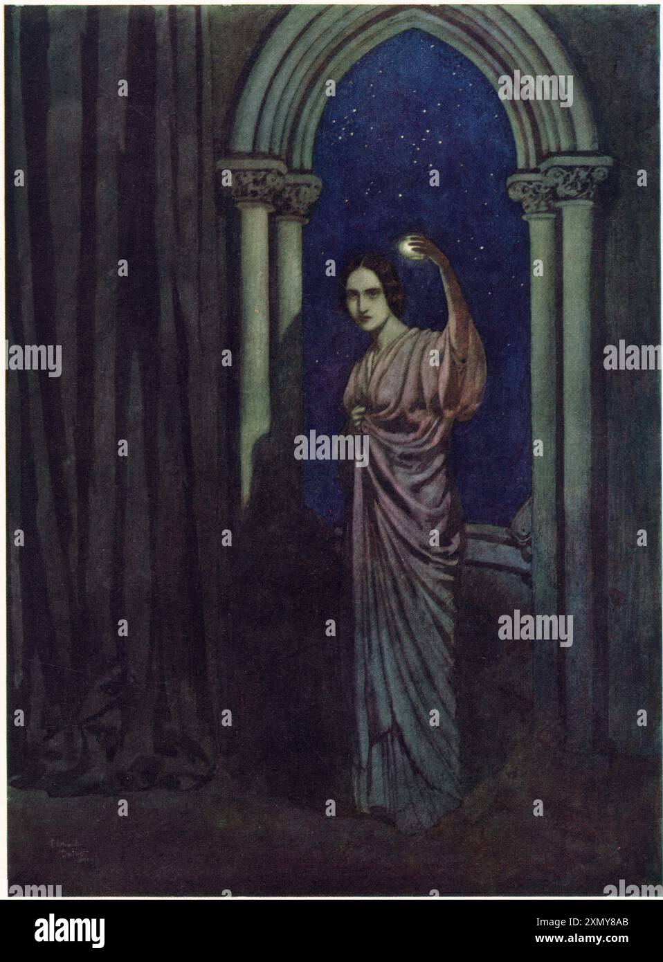 To Helen by Edgar Allan Poe, Dulac illustration Stock Photo - Alamy