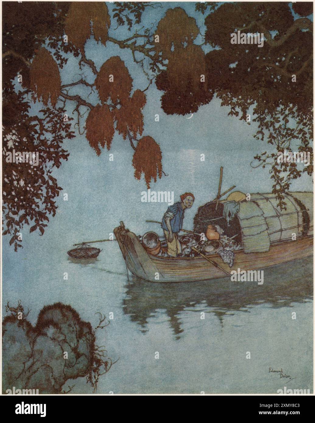 The Nightingale - Edmund Dulac Stock Photo - Alamy