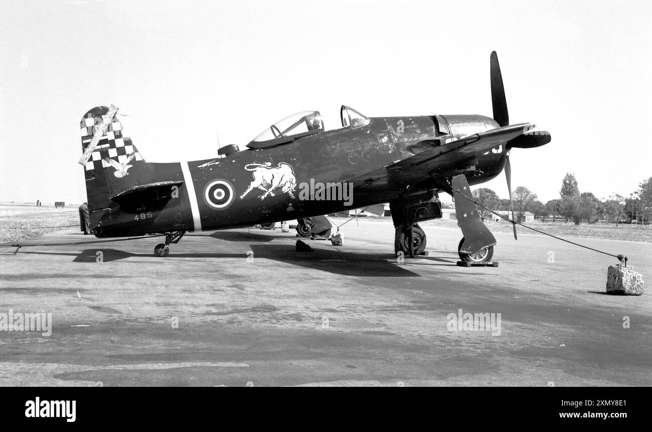 Grumman F8F-1 Bearcat 485 Stock Photo - Alamy