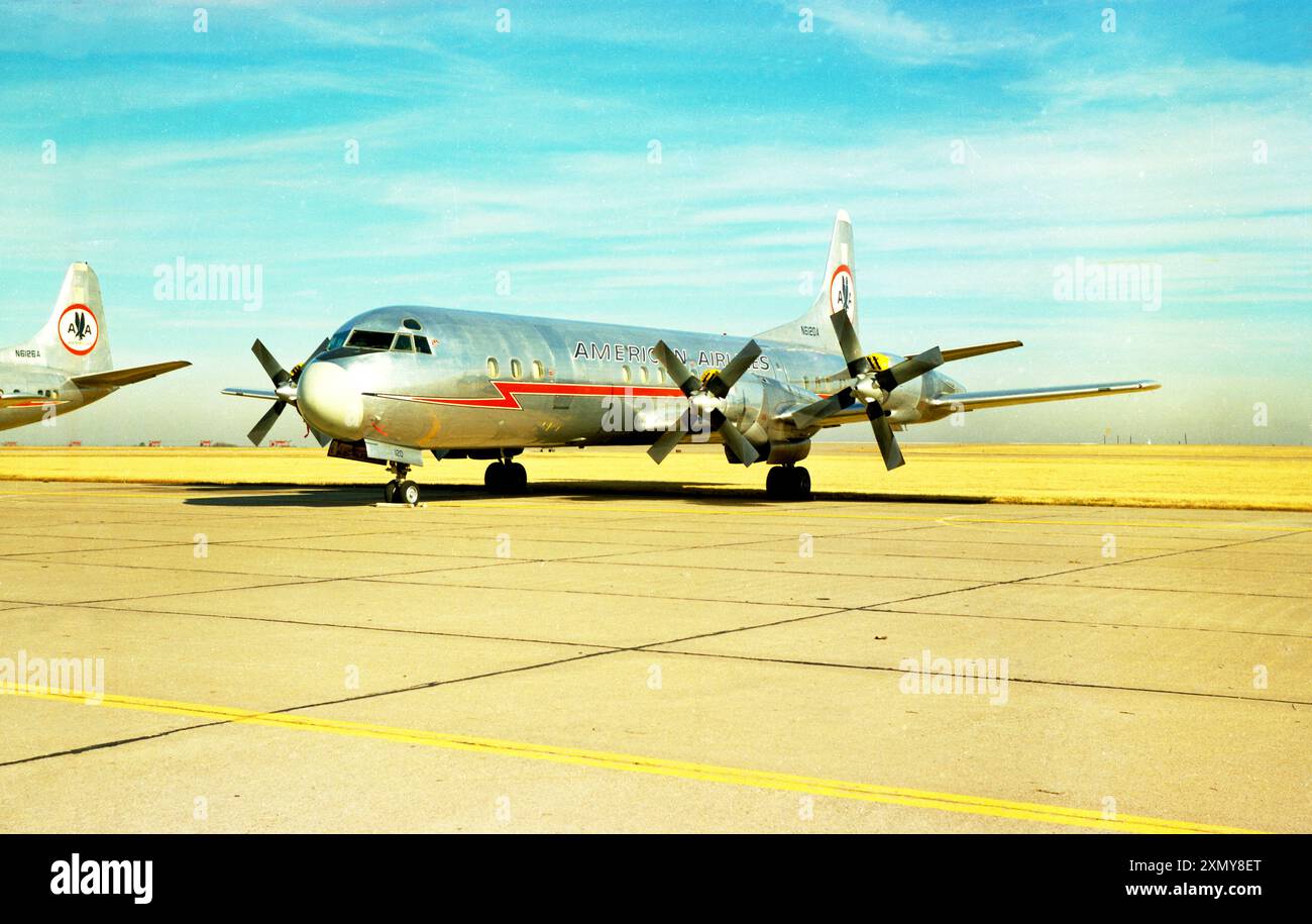 Lockheed L-188A Electra N6120A Stock Photo - Alamy