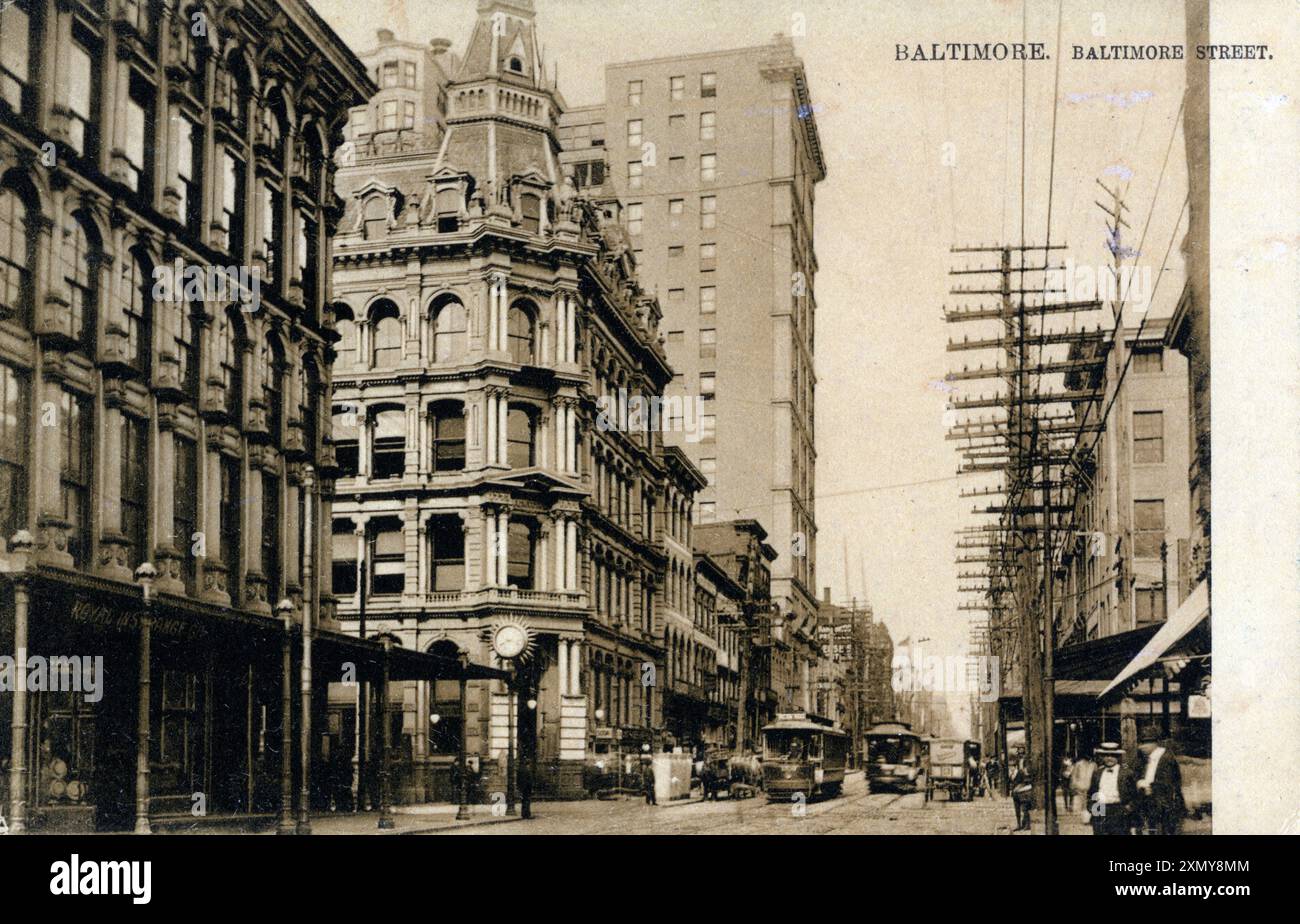 Baltimore maryland street hi-res stock photography and images - Alamy