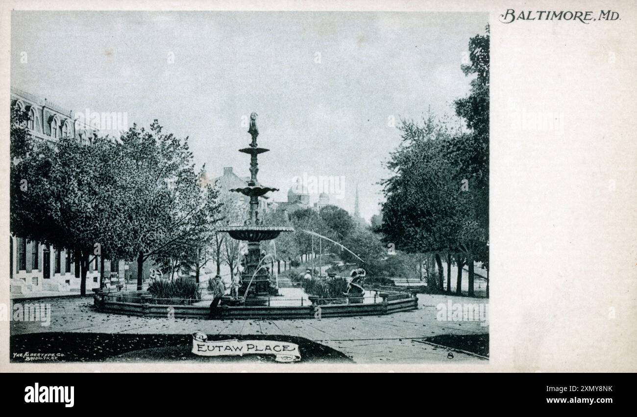 Maryland fountain hi-res stock photography and images - Alamy