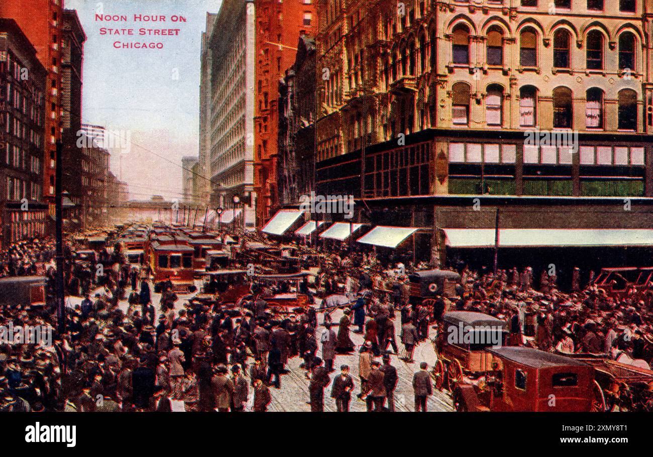 Chicago illinois state street hi-res stock photography and images - Alamy