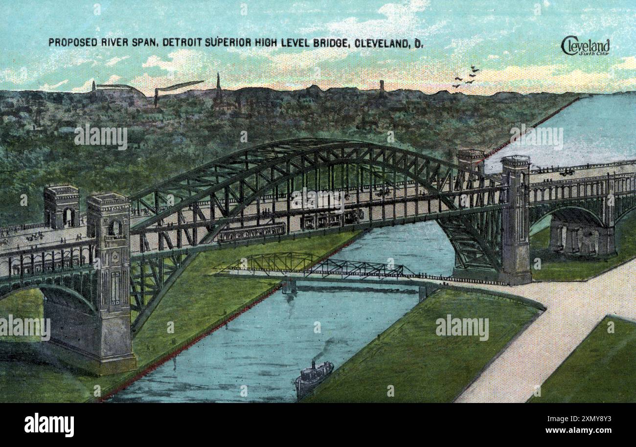 Cleveland ohio superior bridge hi-res stock photography and images - Alamy