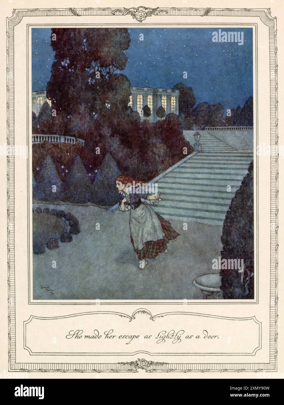 Cinderella - Edmund Dulac Stock Photo - Alamy
