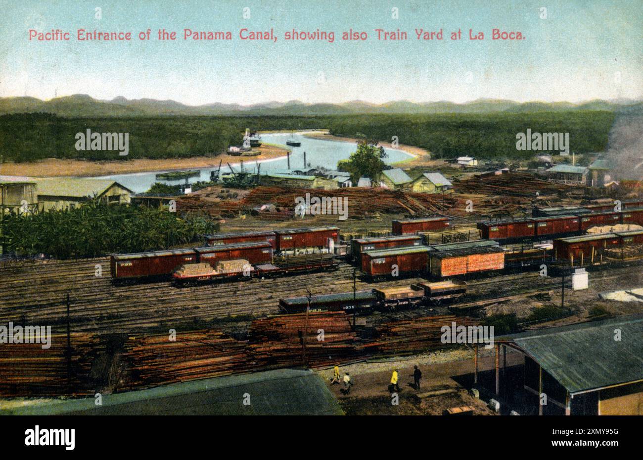 Construction of the Panama Canal Stock Photo - Alamy