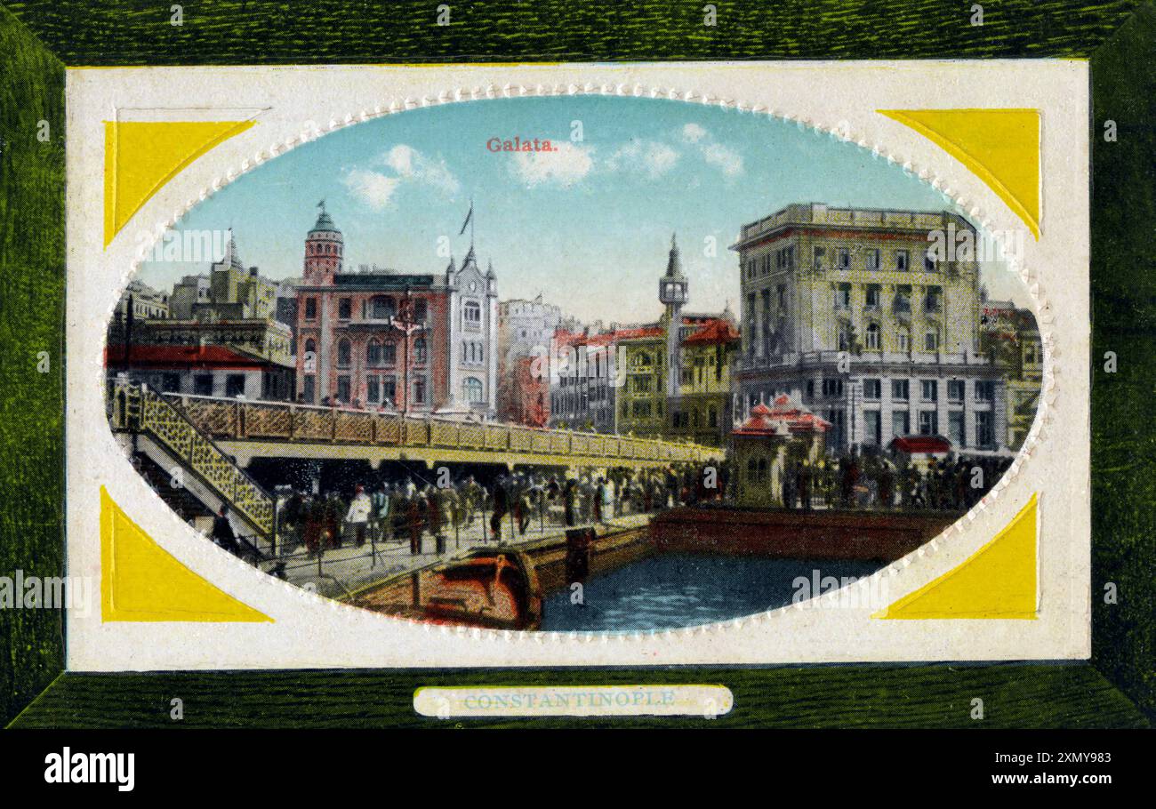 The Galata Bridge (Galata end) - Istanbul, Turkey Stock Photo - Alamy