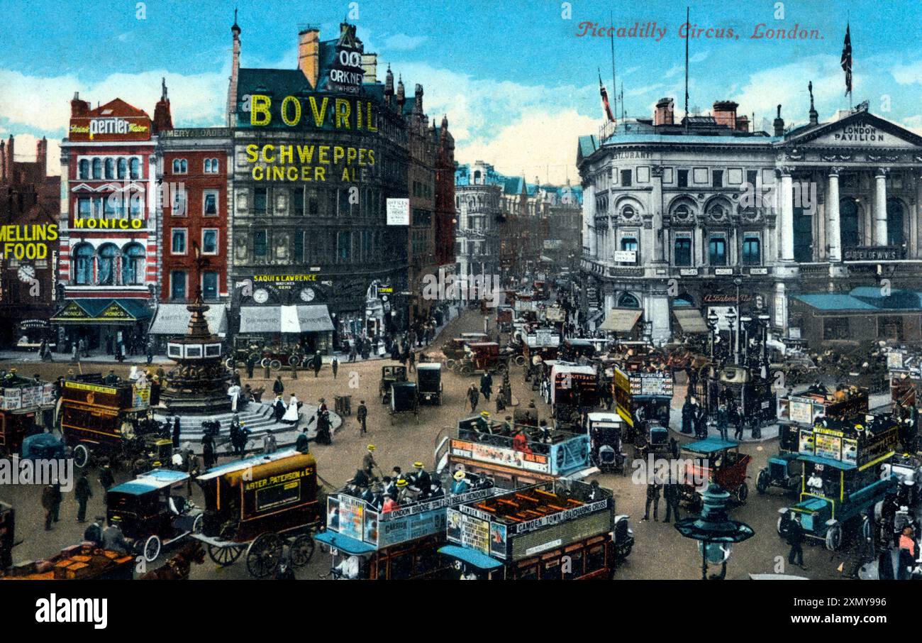 1920s piccadilly circus london hi-res stock photography and images - Alamy
