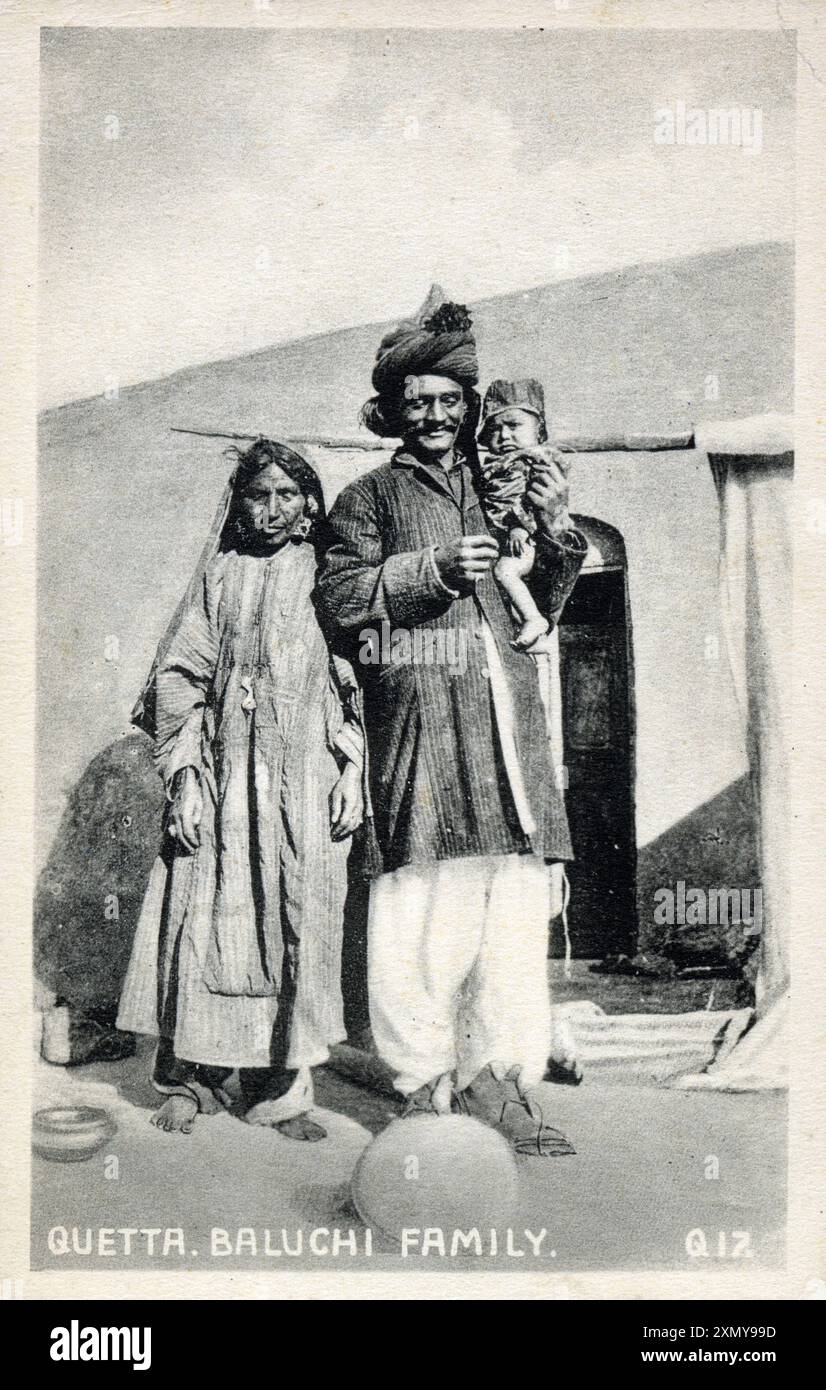 Baloch Family, Quetta, Pakistan Stock Photo - Alamy