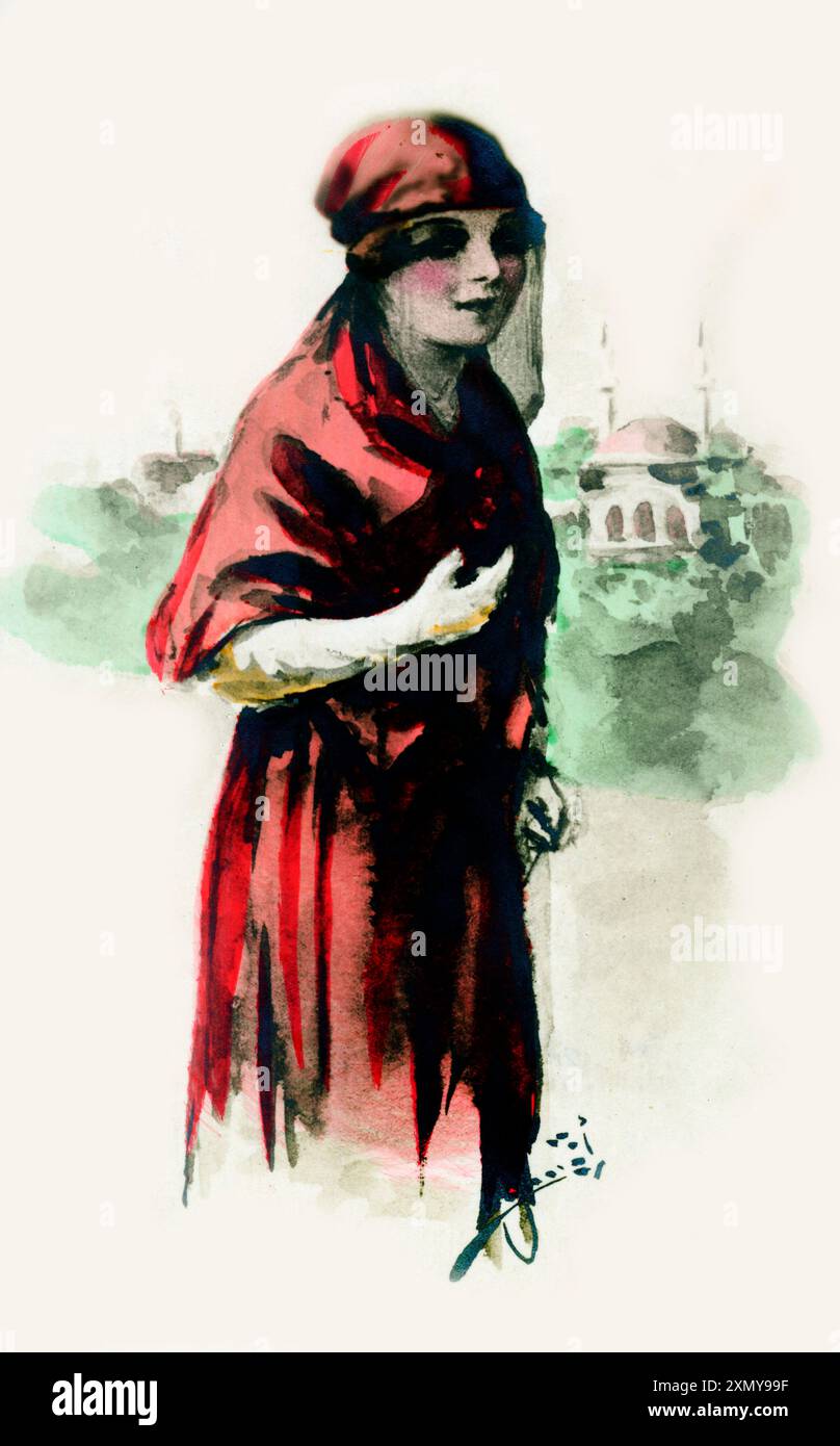Turkish woman - modern style Stock Photo - Alamy