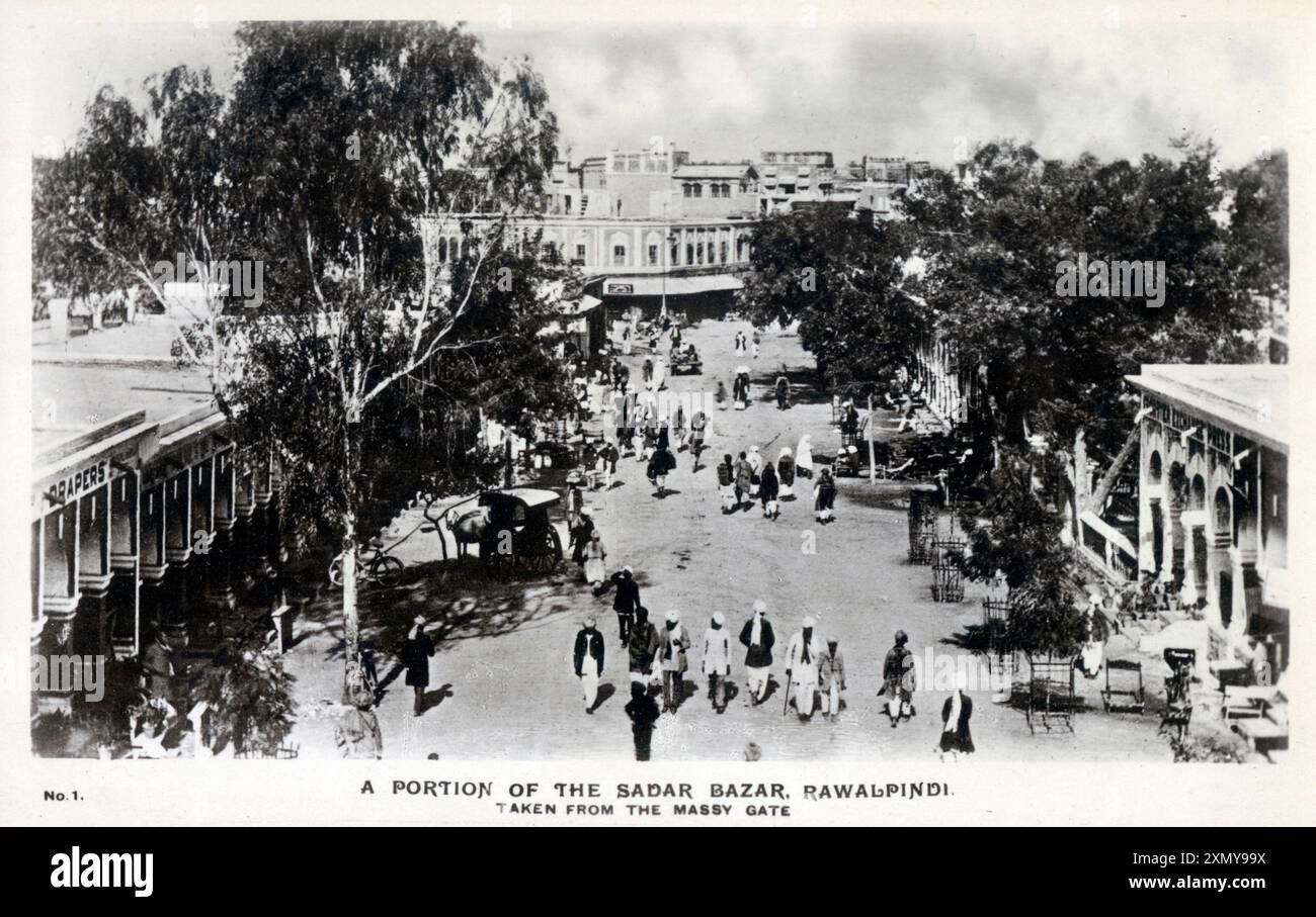 A section of the Saddar Bazar, Rawalpindi, Pakistan Stock Photo - Alamy