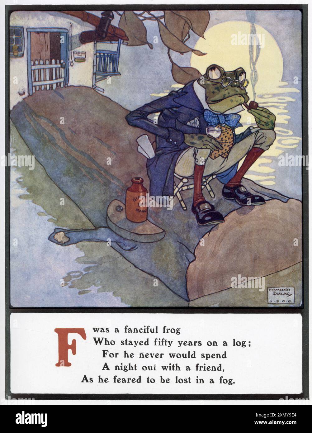 Pipe smoking frog hi-res stock photography and images - Alamy