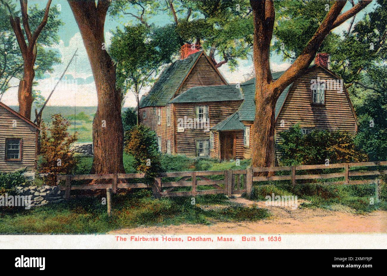The Fairbanks House, Dedham, Massachusetts, USA Stock Photo - Alamy