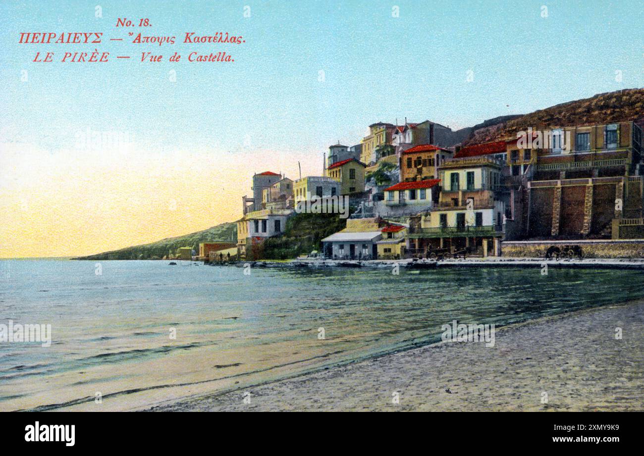 Kastella mikrolimano hi-res stock photography and images - Alamy