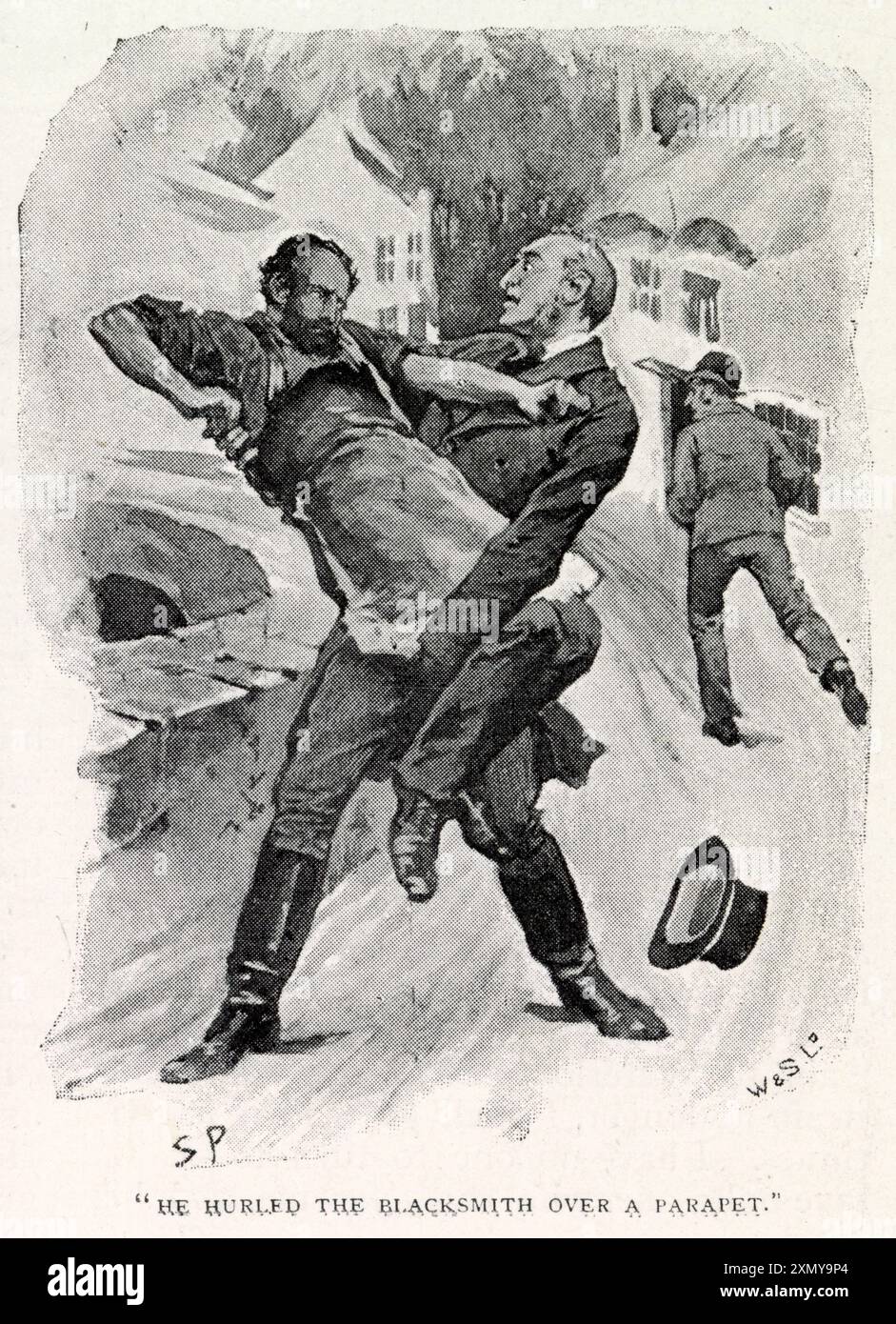 Sherlock Holmes - The Adventure of The Speckled Band Stock Photo - Alamy