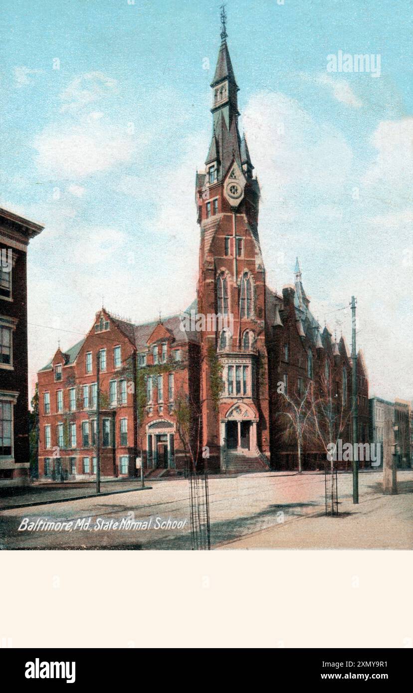 The State Normal School, Baltimore, Maryland, USA Stock Photo - Alamy