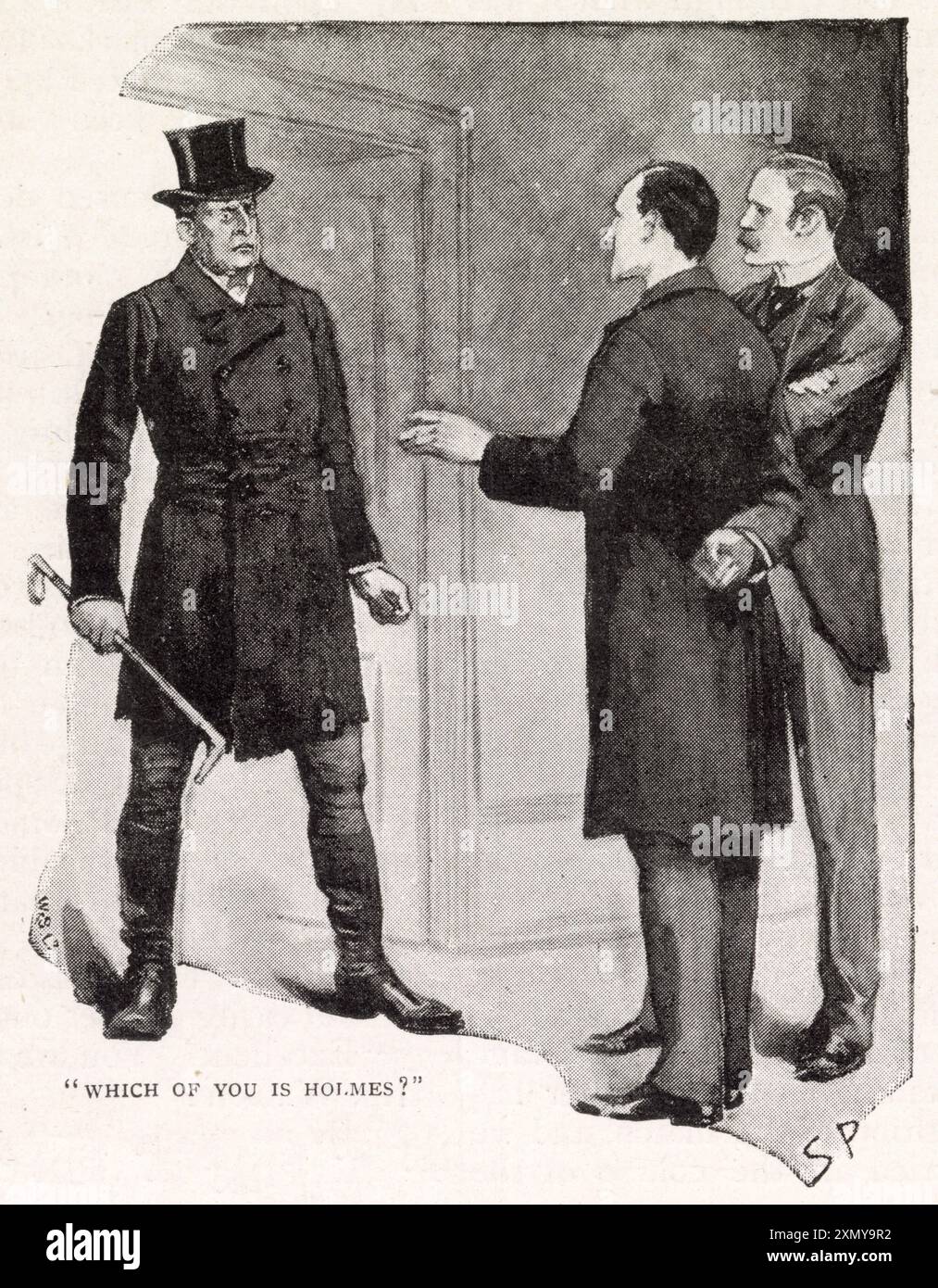 Sherlock Holmes - The Adventure of The Speckled Band Stock Photo - Alamy