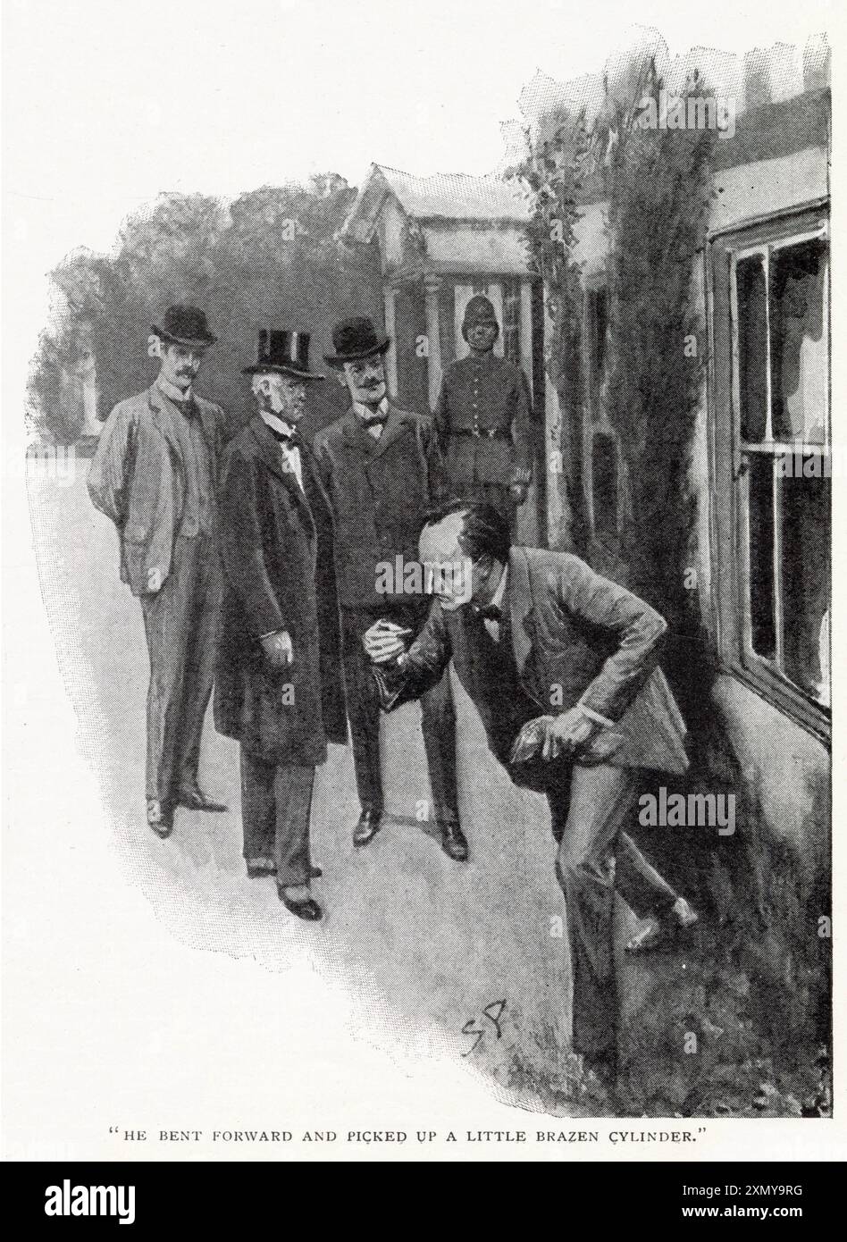 Sherlock Holmes - The Adventure of The Dancing Men Stock Photo - Alamy